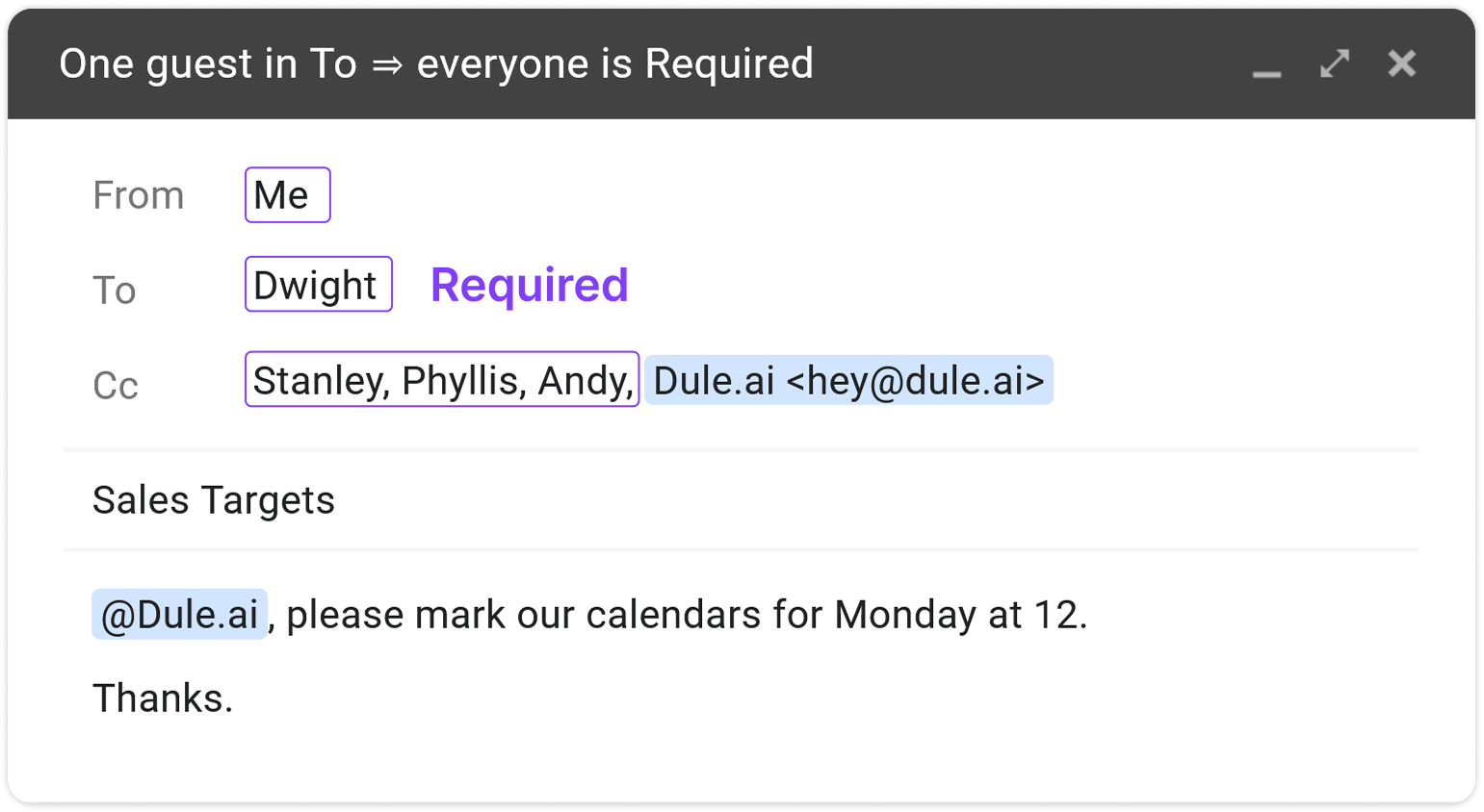How to Add Optional Guests in Google Calendar with Dule.ai | Set ...